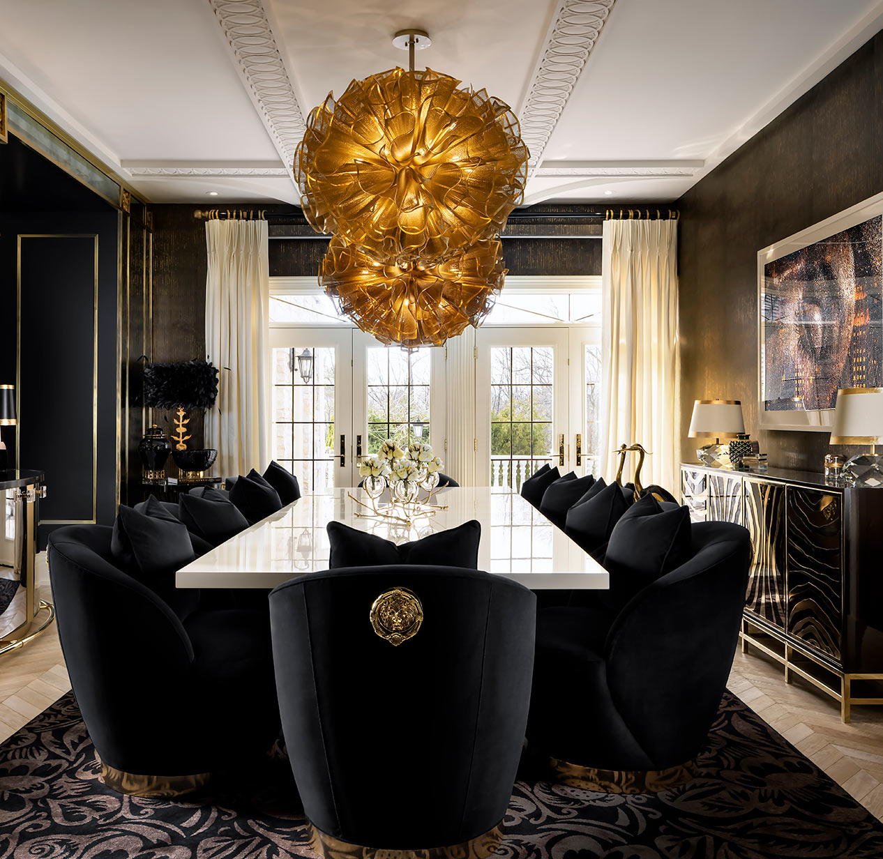Blackness Beckons - Intense black interiors | Lori Morris Design