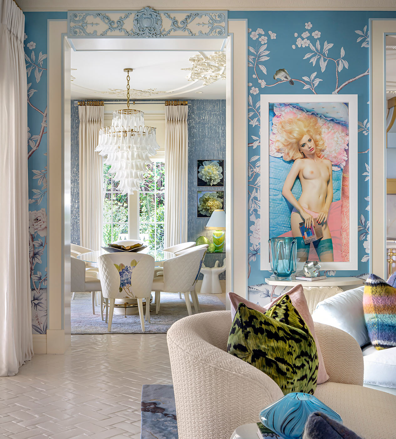 Blue Interiors | Lori Morris Design | Versatile colour enhances every room