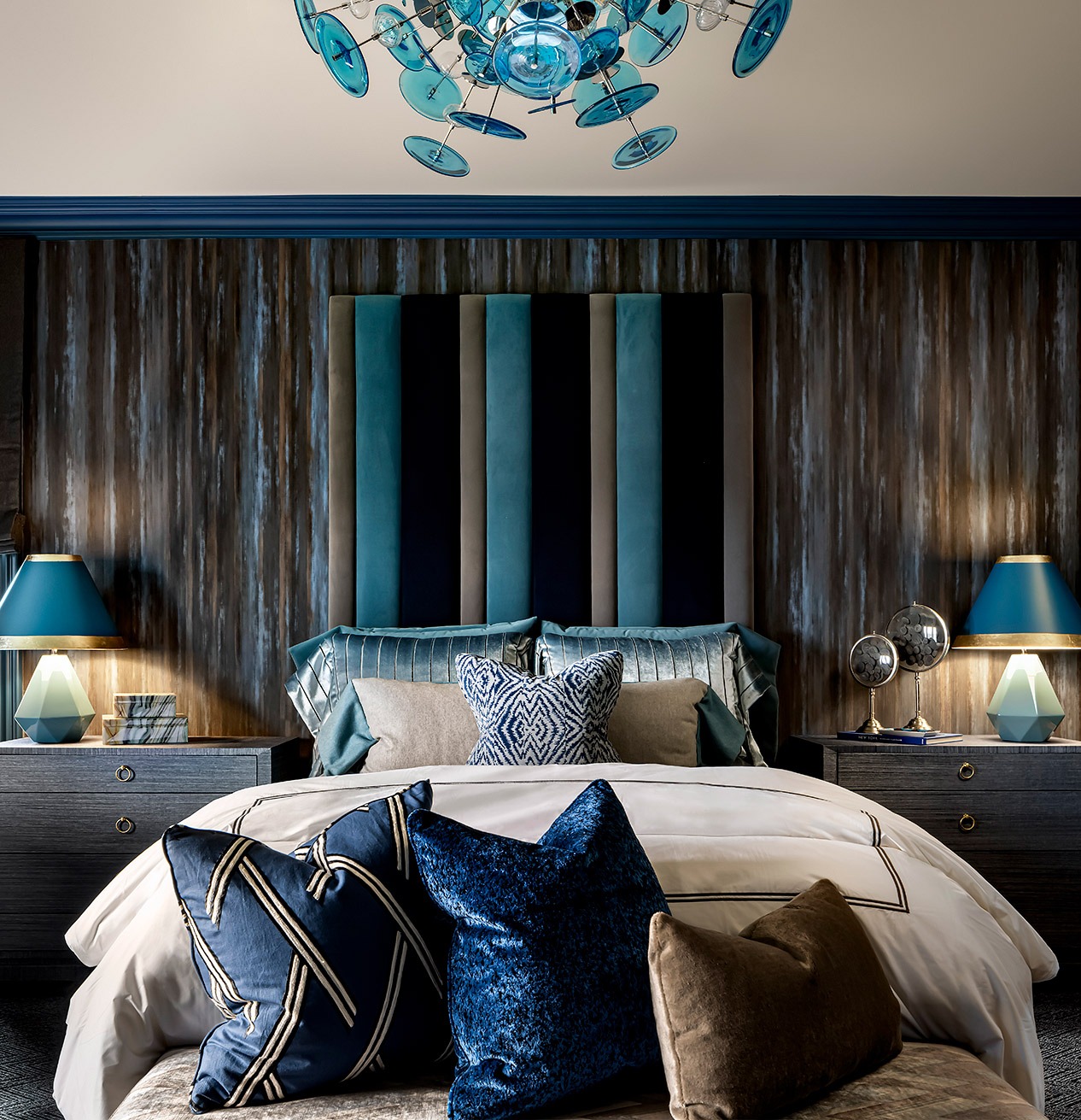 Blue Interiors | Lori Morris Design | Versatile colour enhances every room