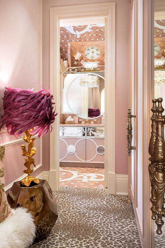 Pretty in Pink Interiors | Lori Morris Design | US & Canada