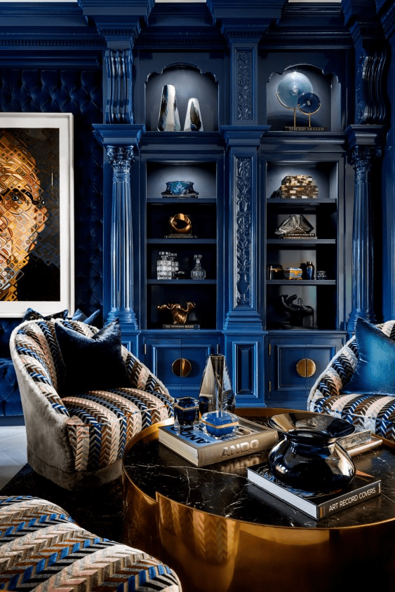 Blue Interiors | Lori Morris Design | Versatile colour enhances every room